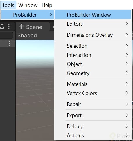 Cómo usar ProBuilder para prototipar tus niveles 3D en Unity